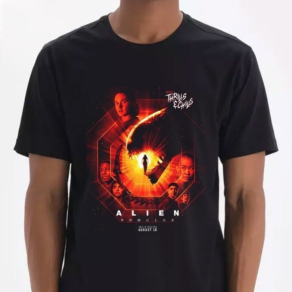 Gallidesigner | Shirts | Alien Romulus Amc Theatres Design Fan Gifts ...